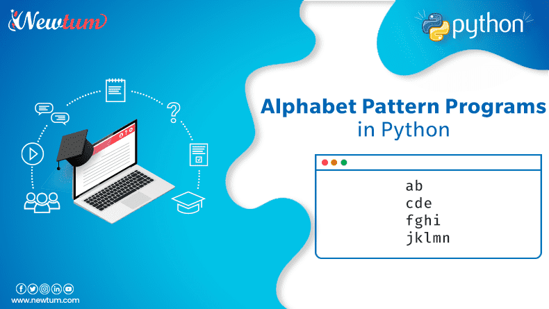 Alphabet Pattern Programs In Python With Video Explanation