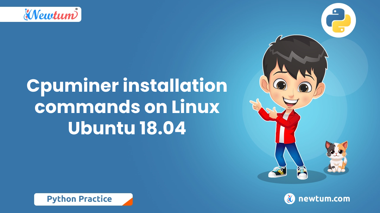 Cpuminer installation commands on Linux Ubuntu 18.04 - Newtum