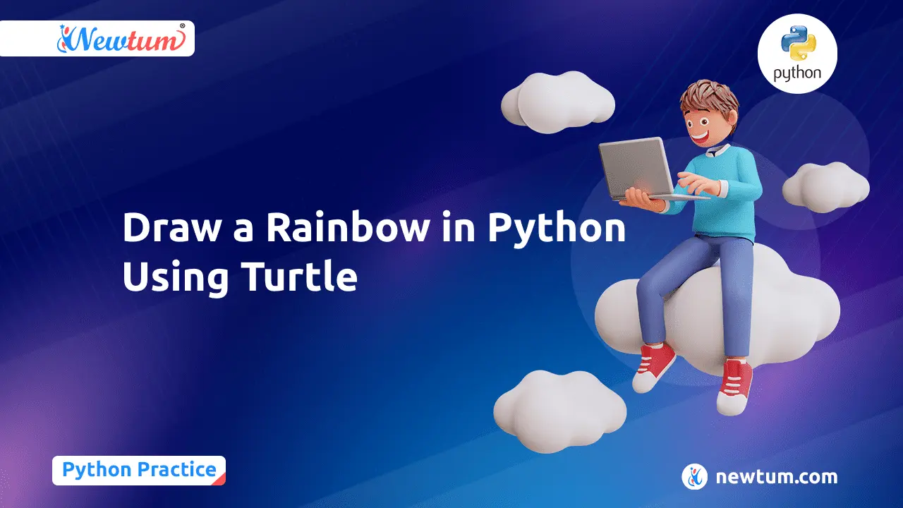 Draw A Rainbow In Python Using Turtle