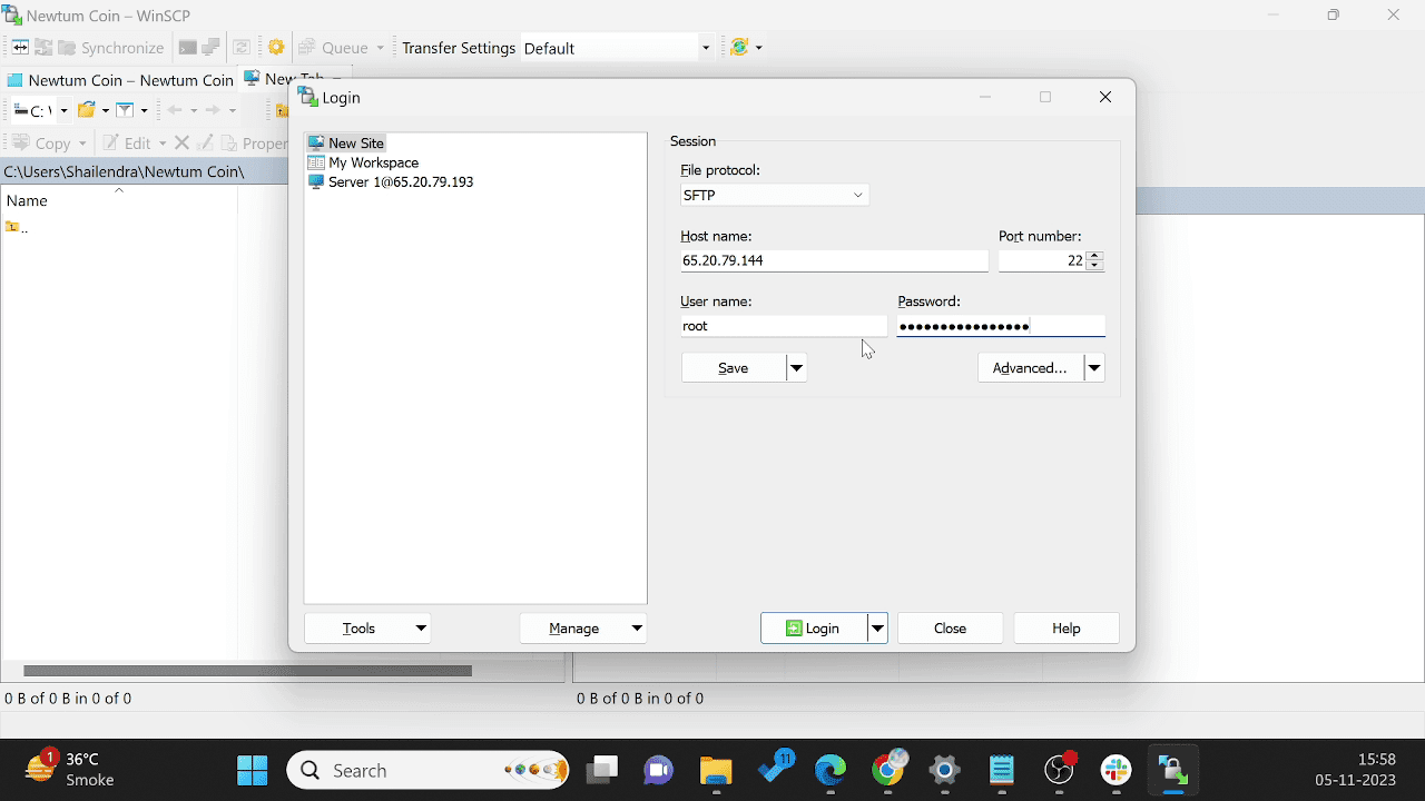 How To Connect To A Vultr Server Instance Using Winscp And Putty Newtum
