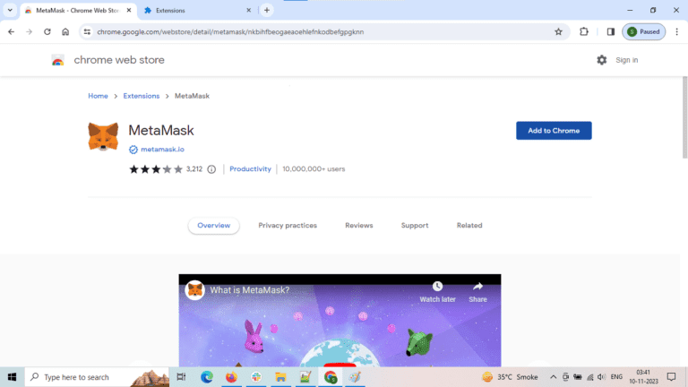 Installing MetaMask on Chrome Extension - Newtum
