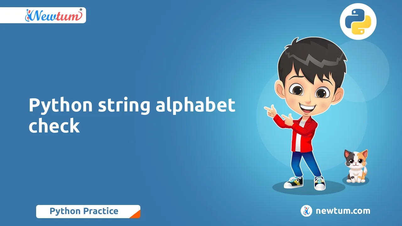 Python String Alphabet Check - Newtum