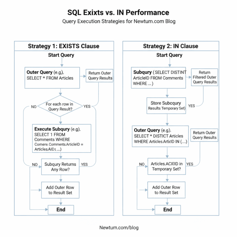 SQL EXISTS vs IN Performance: Which is Faster?