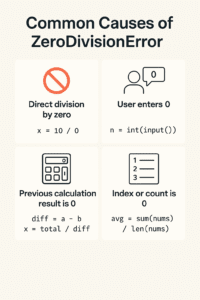 What Causes ZeroDivisionError in Python and How to Fix It?