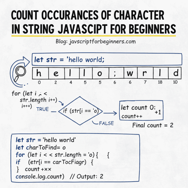 Count Occurrences of Character in String JavaScript