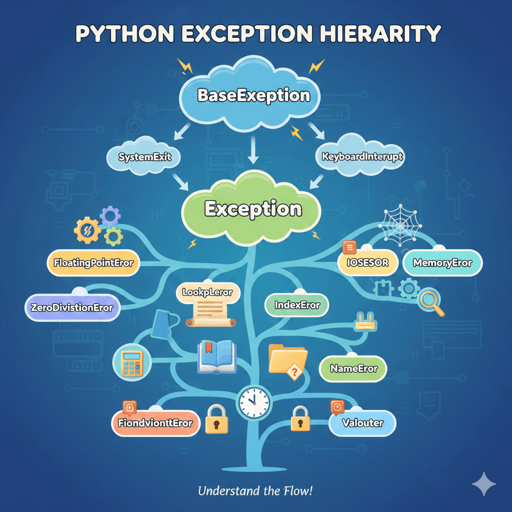 Python Custom Exceptions: Meaning, Syntax & Examples